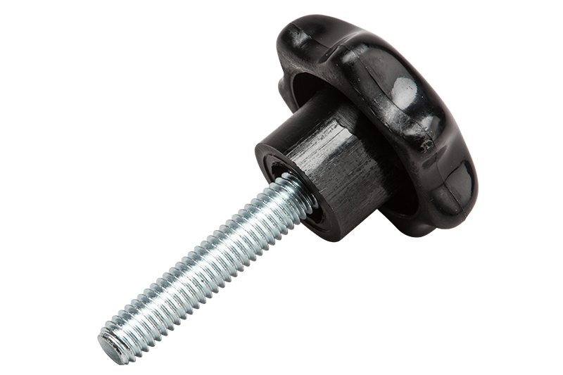 338114, Fingerskrue M6x30xØ30 Other Pregalv. sort | HT Bendix